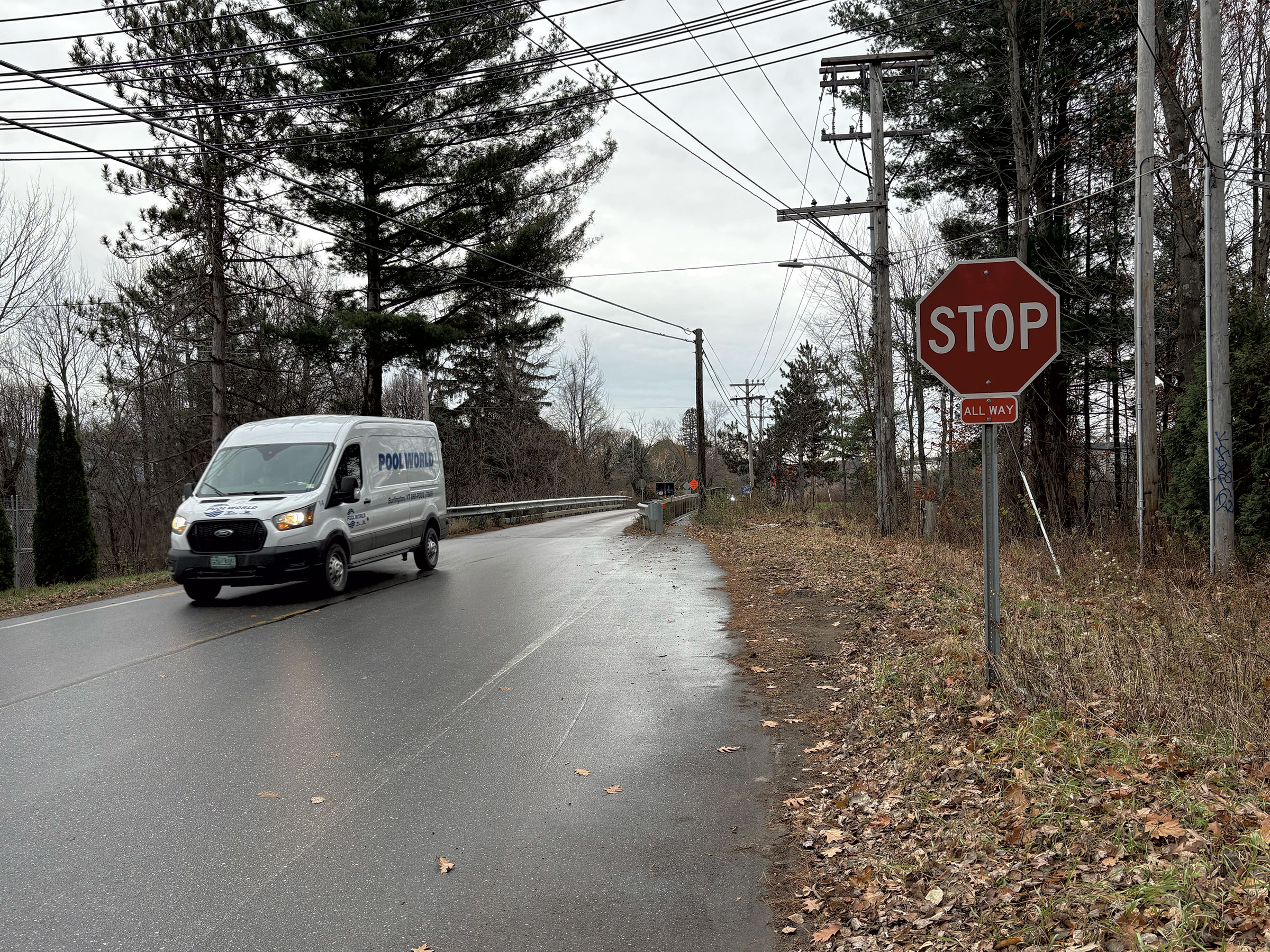 Stop Signs Cause Commotion at One-Lane Burlington Bridge